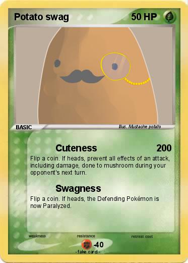 Pokémon Potato swag - Cuteness - My Pokemon Card