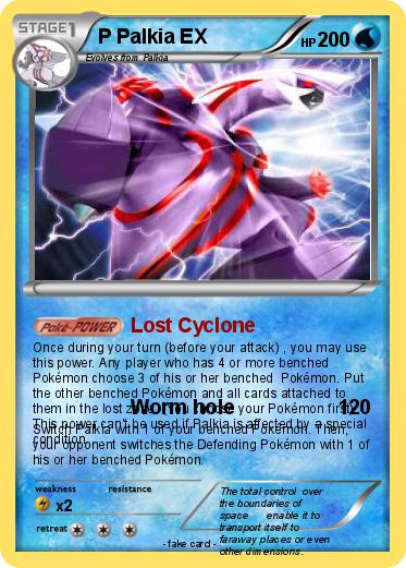 Pokémon P Palkia EX - Lost Cyclone - My Pokemon Card