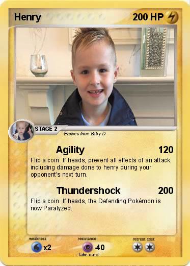 Pokémon Henry 623 623 - Agility - My Pokemon Card