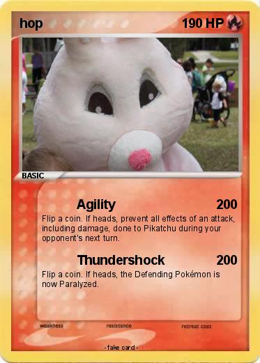 Pokémon hop 35 35 - Agility - My Pokemon Card