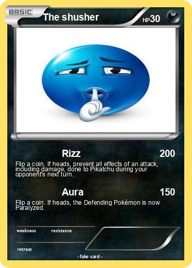 Pokémon The shusher 1 1 - Rizz - My Pokemon Card