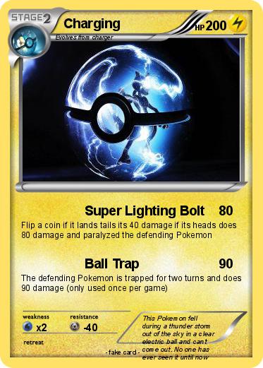Pokémon Charging - Super Lighting Bolt - My Pokemon Card
