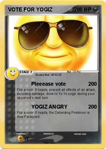 Pokémon Yo Yo yogiz EX - Pleeease vote - My Pokemon Card