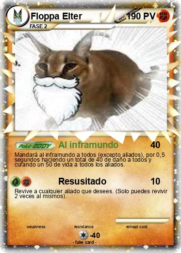 Pokémon Floppa Elter - Al inframundo - Mi carta pokémon