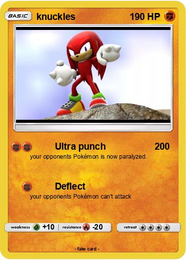 Pokémon knuckles 967 967 - Ultra punch - My Pokemon Card