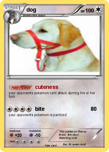 Pokémon dog 963 963 - cuteness - My Pokemon Card