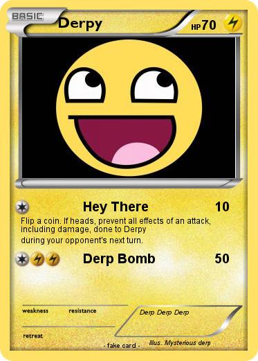 Pokémon Derpy 1442 1442 - Hey There - My Pokemon Card