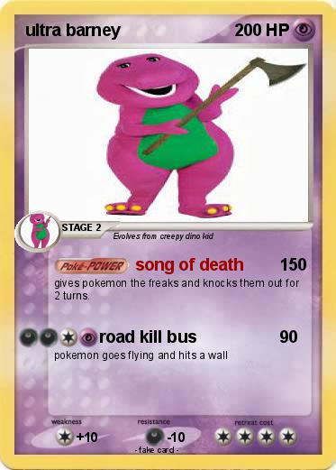 Pokémon ultra barney 1 1 - song of death - My Pokemon Card