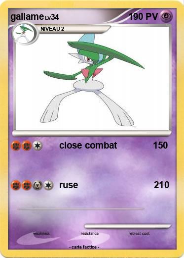 Pokémon gallame 142 142 - close combat - Ma carte Pokémon
