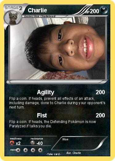 Pokémon Charlie 1341 1341 - Agility - My Pokemon Card