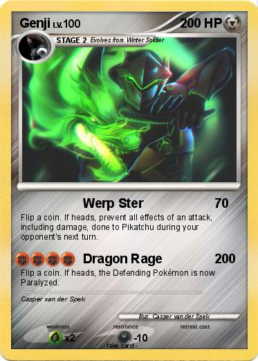 Pokémon Genji 86 86 - Werp Ster - My Pokemon Card