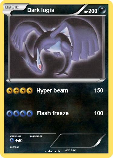 Pokémon Dark lugia 1383 1383 - Hyper beam - My Pokemon Card