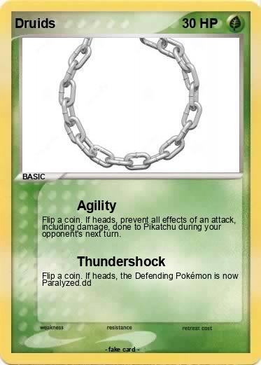 Pokémon Druids - Agility - My Pokemon Card