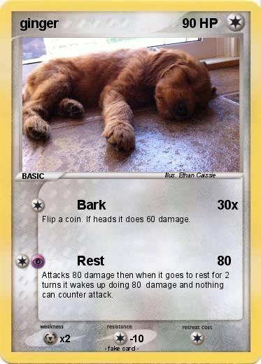 Pokémon ginger 110 110 - Bark - My Pokemon Card