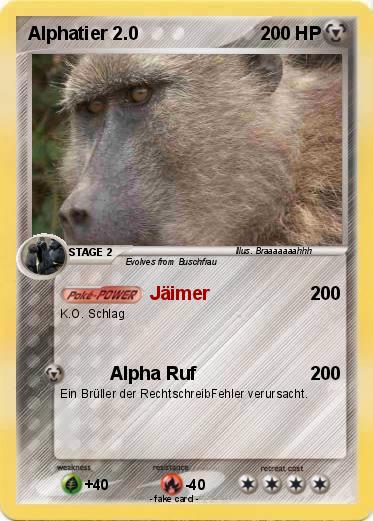 Pokémon Alphatier 2 2 - Jäimer - My Pokemon Card