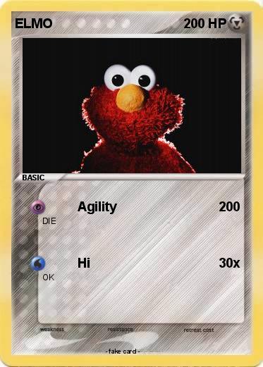 Pokémon ELMO 1212 1212 - Agility - My Pokemon Card