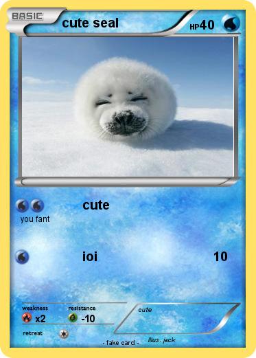 Pokémon cute seal 9 9 - cute - My Pokemon Card
