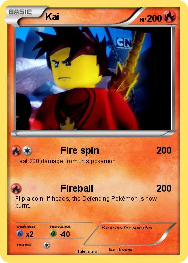 Pokémon Kai 934 934 - Fire spin - My Pokemon Card