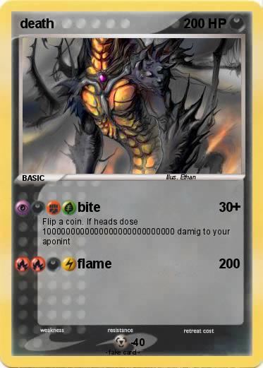 Pokémon death 3649 3649 - bite - My Pokemon Card