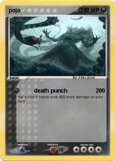 Pokémon pojo - death punch - My Pokemon Card