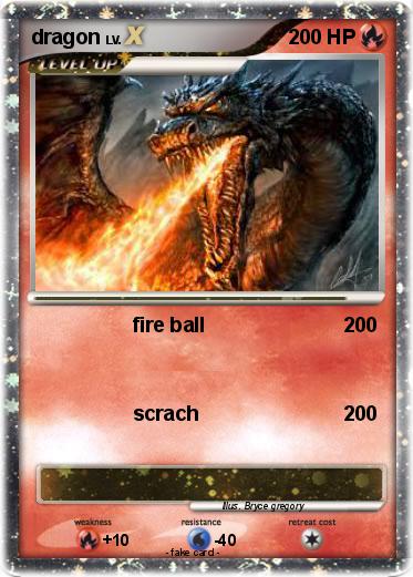 Pokémon dragon 6145 6145 - fire ball - My Pokemon Card