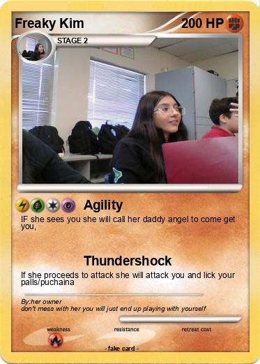 Pokémon Freaky Kim - Agility - My Pokemon Card