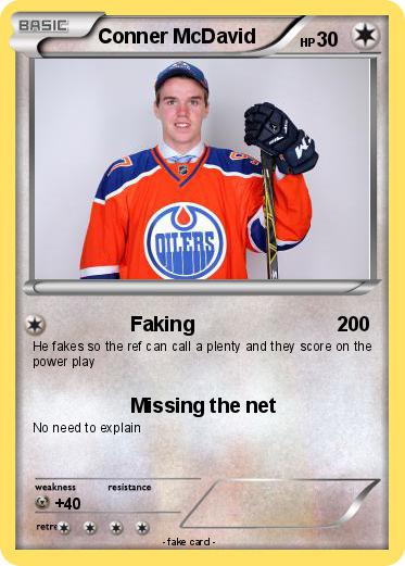 Pokémon Conner McDavid - Faking - My Pokemon Card