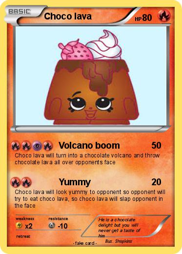 Pokémon Choco lava - Volcano boom - My Pokemon Card