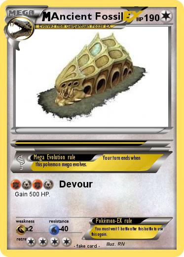 Pokémon Ancient Fossil 1 1 - Devour - My Pokemon Card