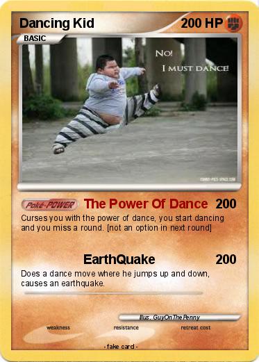 Pokémon Dancing Kid - The Power Of Dance - My Pokemon Card