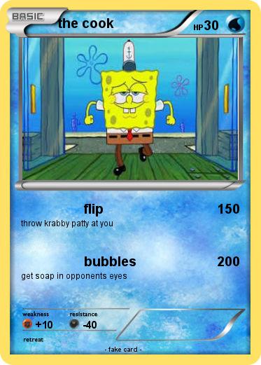 Pokémon the cook 3 3 - flip - My Pokemon Card