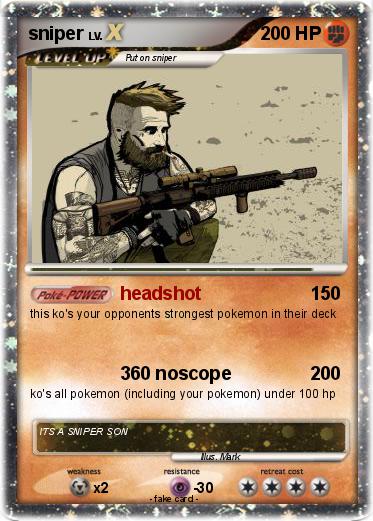 Pokémon sniper 1311 1311 - headshot - My Pokemon Card
