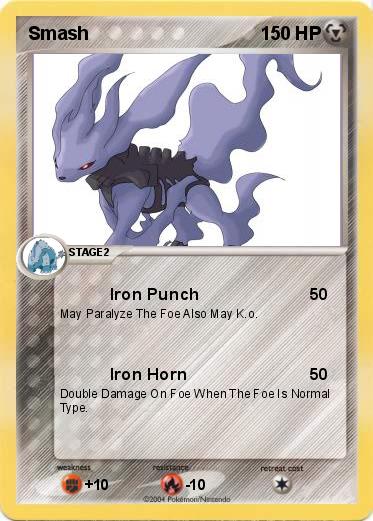 Pokémon Smash - Iron Punch - My Pokemon Card