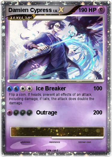 Pokémon Damien Cypress - Ice Breaker - My Pokemon Card