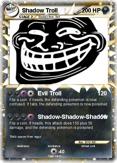 Pokémon Shadow Troll - Evil Troll - My Pokemon Card