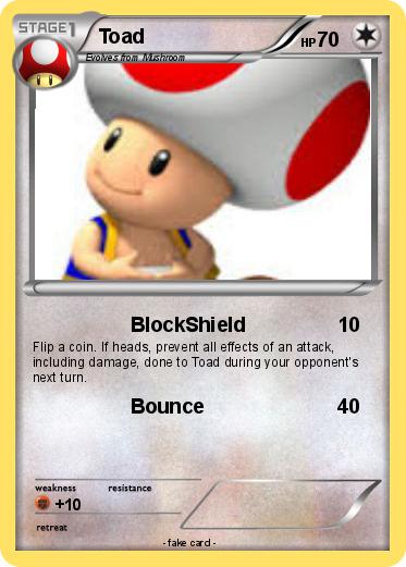 Pokémon Toad 1128 1128 - BlockShield - My Pokemon Card