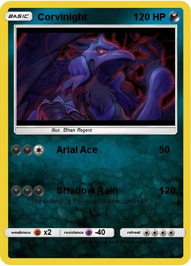 Pokémon Corvinight - Arial Ace - My Pokemon Card