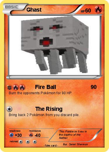 Pokémon Ghast 456 456 - Fire Ball - My Pokemon Card