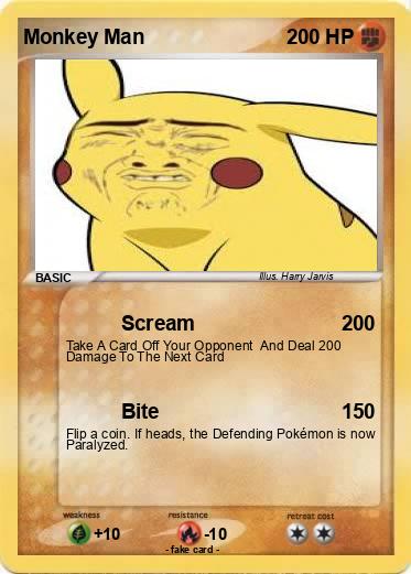 Pokémon Monkey Man 120 120 - Scream - My Pokemon Card