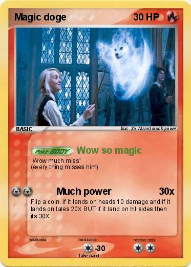 Pokémon Magic doge - Wow so magic - My Pokemon Card