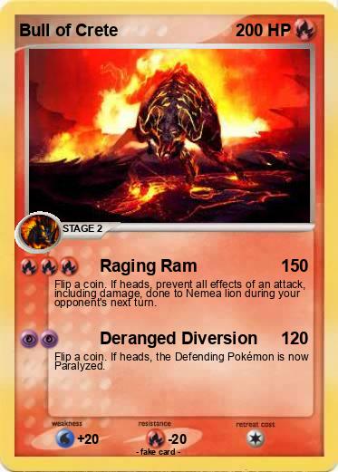 Pokémon Bull of Crete - Raging Ram - My Pokemon Card