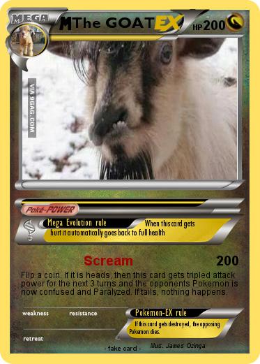 Pokémon The GOAT 8 8 - Scream - My Pokemon Card