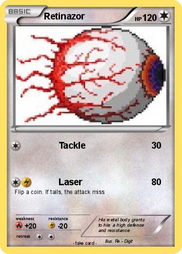 Pokémon Retinazor - Tackle - My Pokemon Card