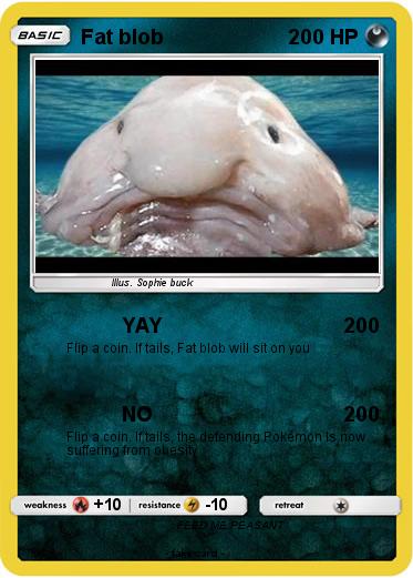 Pokémon Fat blob 4 4 - YAY - My Pokemon Card