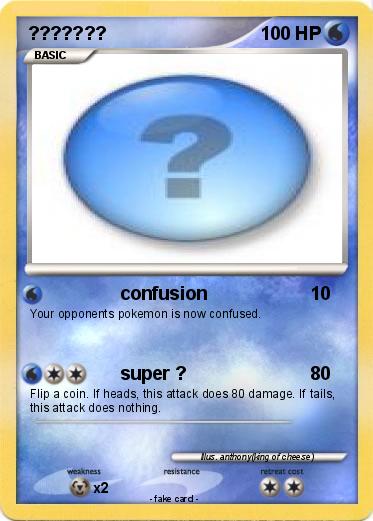 Pokémon 1 9592 9592 - confusion - My Pokemon Card