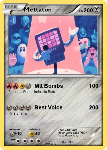 Pokémon Mettaton 352 352 - Mtt Bombs - My Pokemon Card