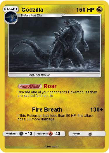 Pokémon Godzilla 2855 2855 - Roar - My Pokemon Card