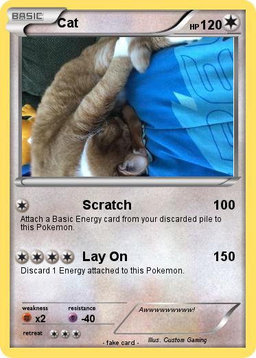 Pokémon Cat 3342 3342 - Scratch - My Pokemon Card