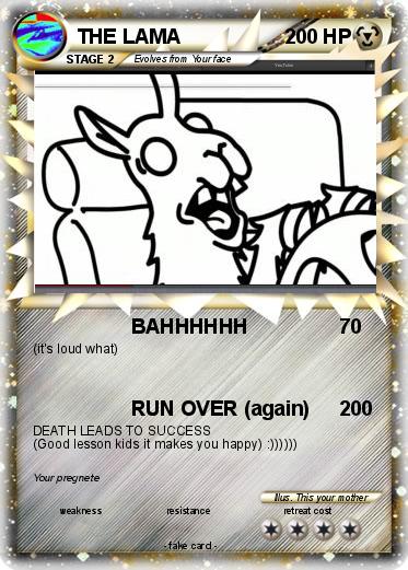 Pokémon THE LAMA 1 1 - BAHHHHHH - My Pokemon Card