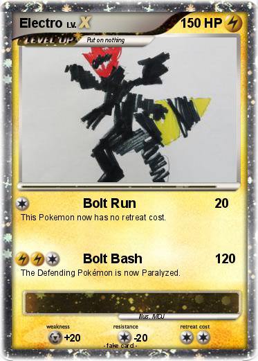 Pokémon Electro 244 244 - Bolt Run - My Pokemon Card